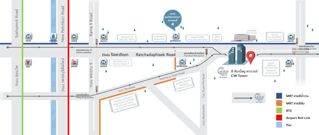 สถานที่ - CW Tower
